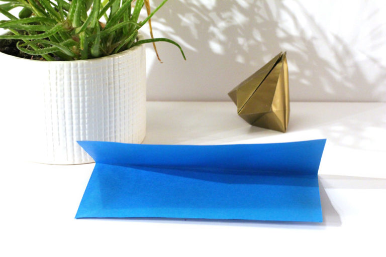 How to make a folded paper bell decoration