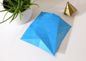 How to make a folded paper bell decoration