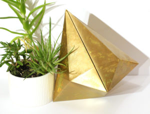 How to make a folded paper bell decoration